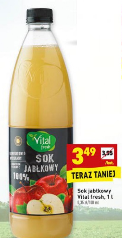 Archiwum | Sok jabłkowy Vital Fresh 1 l - Biedronka 18. 09. 2017 - 24. 09. 2017 | PromoCeny.pl ...