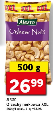 Archiwum | Alesto Orzechy nerkowca XXL 500 g - Lidl 02. 10. 2017 - 08. 10. 2017 | PromoCeny.pl ...